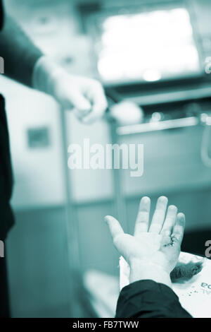 Hospital hand surgery orthopedics operation photo Stock Photo - Alamy