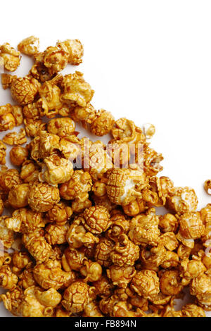 Sweet crunchy popcorn snack with caramel Stock Photo - Alamy