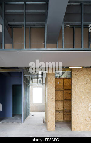 Internal room being constructed. Cockcroft Building, University of ...