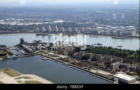 UK, London, Aerial view of Victoria and Albert Museum in Kensington ...