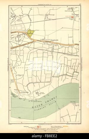 LONDON: Creekmouth, Rippleside, Upney, Becontree, Thamesmead, 1937 ...