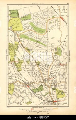 BROMLEY: Downham, Grove Park, Plaistow, Shortlands, Ravensbourne, 1923 ...