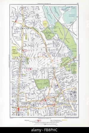 STOKE NEWINGTON: Dalston, Clapton, Stamford Hill, Upper Clapton, 1937 ...