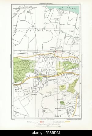 LONDON: Belvedere, Erith, Lessness Heath, Northumberland Heath, 1928 ...