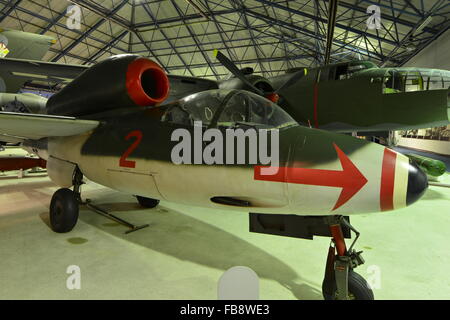 A German Heinkel He 162 'Salamander' Plane, 1945 Stock Photo - Alamy