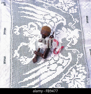 antique wooden vice Stock Photo - Alamy