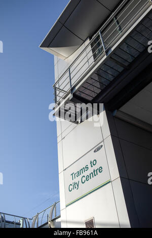 nottingham express transit station street terminus England uk Stock ...