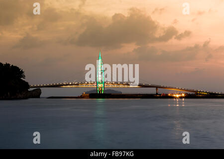 Suspension Bridge in Seogwipo - Jeju Island, South Korea Stock Photo ...