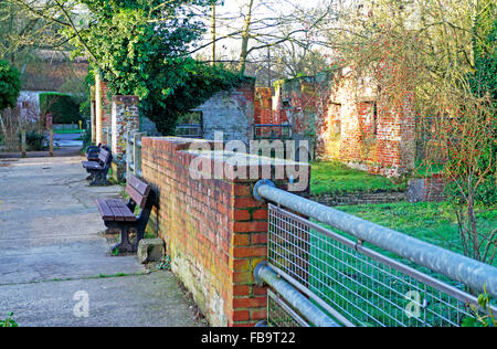 A view of the Mill Pool and River Bure at the former watermill at ...