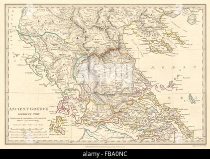 ANCIENT GREECE. Euboea Epirus Aetolia Thessalia Macedonia. SDUK 1846 ...