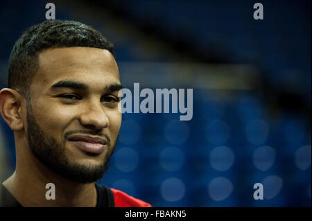 Orlando Magic guard Cory Joseph (10) brings the ball up the court ...