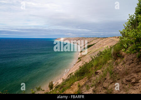 A landscape of Grand Sable Dunes, Pictured Rocks National Lakeshore ...