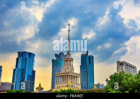 Russian Soviet Style Shanghai Exhibition Center Modern Skyscrapers Puxi ...