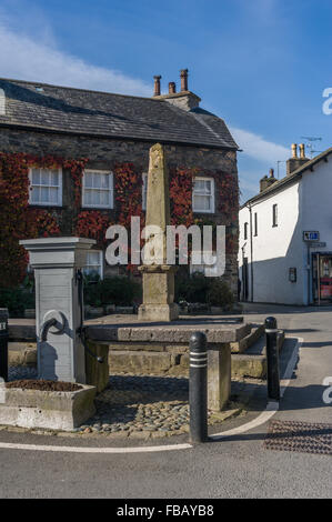 The Old Village of Cartmel in the lake district in England Stock Photo ...