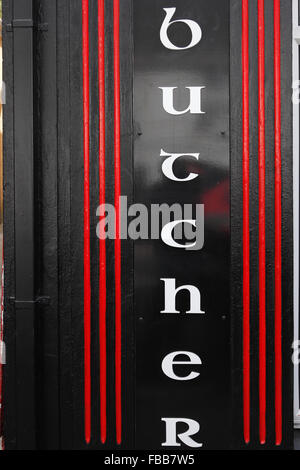 Butcher s Sign Stock Photo - Alamy