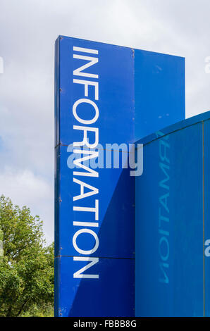 Information desk sign Stock Photo - Alamy