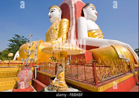 Myanmar (Burma), Bago (Pegu), Statue of Nat (spirit) Bago Medaw, also ...