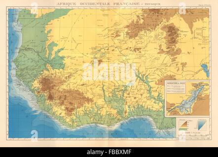 FRENCH WEST AFRICA. Afrique Occidentale Française. Saint-Louis, Senegal ...