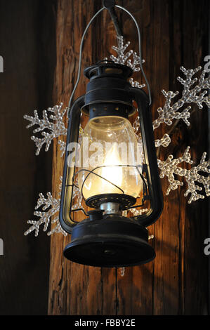 Decorative Winter Snowflake Stock Photo - Alamy