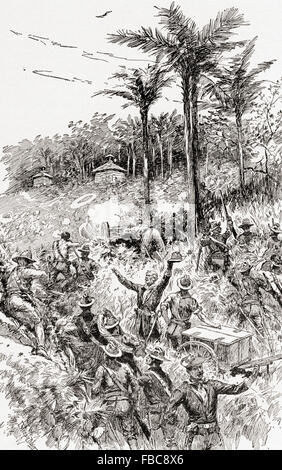 Spanish-American War 1898: Battle of Manila Bay, Philippines, 1 May ...