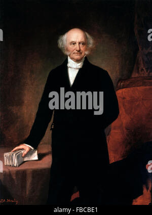 An 1858 portrait of President Martin Van Buren, painted by GPA Healy ...
