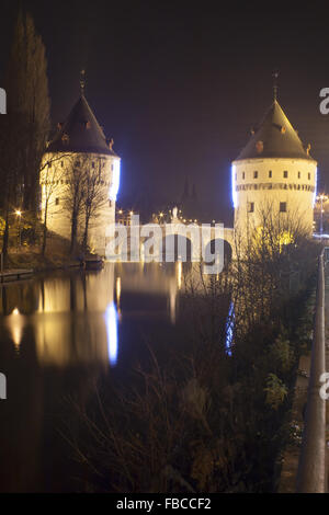 Broel Towers Bridge in Kortrijk Stock Photo - Alamy