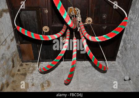 bell ropes tower ringers ringing church churches pull pulling rope ...