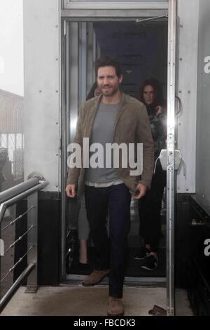 Point Break and Joy star Edgar Ramirez attends a photocall at the ...