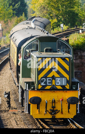 Class 14 diesel locomotives on the Dean Forest Railway at Norchard ...