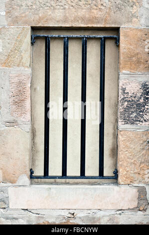 cellar dungeon window with metal bars, Window prison dungeons Stock ...