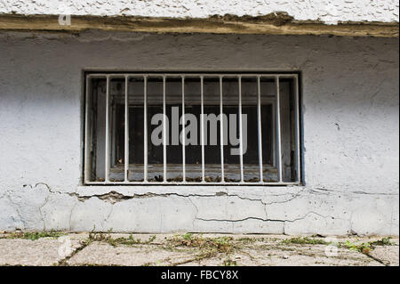 cellar dungeon window with metal bars, Window prison dungeons Stock ...