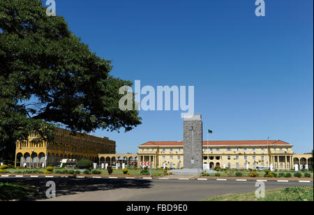 ZAMBIA Lusaka city center, State House, office of the President Stock ...