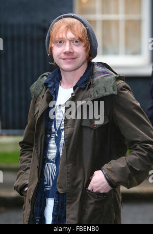 Rupert Grint arrives at Downing Street for the Starlight's Christmas ...