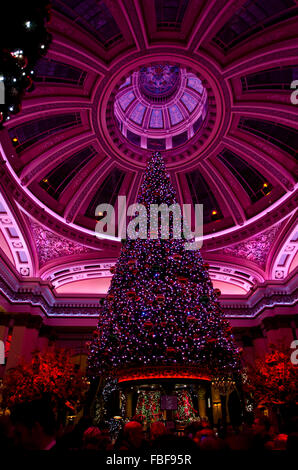 The large Christmas tree inside The Dome, a former banking hall ...