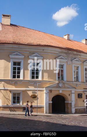 Street scene, Senamiestis or Vilnius Old Town, Vilnius, Vilnius ...