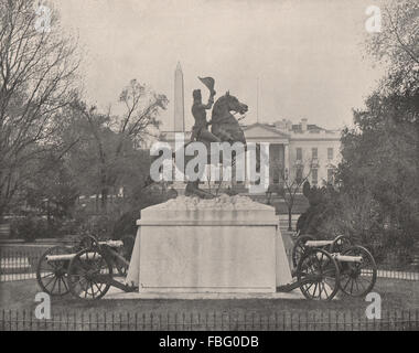 Statue of President Andrew Jackson Lafayette Park Lafayette Square ...