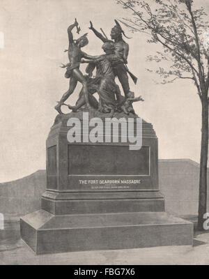 FORT DEARBORN MASSACRE Stock Photo - Alamy