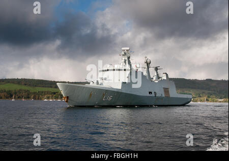 Danish warship HDMS Absalon Stock Photo - Alamy