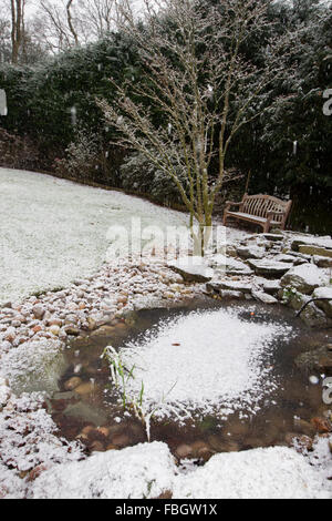 Lake Windermere Cumbria 16th January 2023 .UK Weather Overnight snow on ...