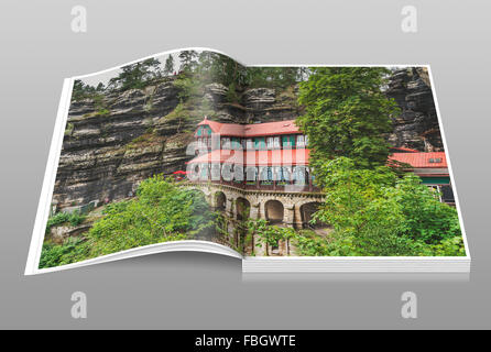 Hotel Sokoli hnizdo, Falcons nest – by the Pravcicka brana Pravcice ...