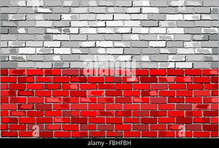 Grunge-style flag of Poland on a transparent background. Vector ...