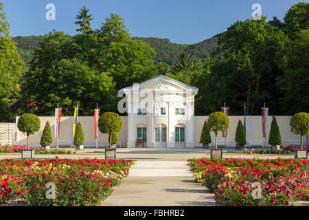 Roses in the Doblhoffpark, Rosarium, Baden bei Wien, Lower Austria ...