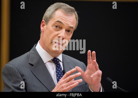 UK Independence Party (UKIP) party leader Nick Tenconi speaking in ...