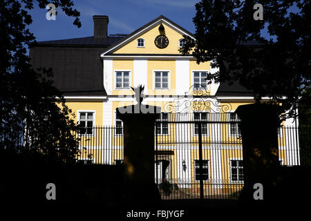 Fagervik Mansion facade (Kartano Gård), Inkoo Finland Suomi Stock Photo ...