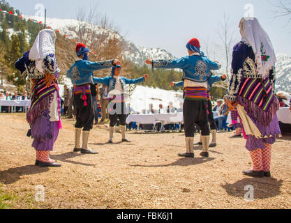 TURKISH YOUNG MEN WEARING TRADITIONAL CLOTHES AND PERFORMING DANCE AT ...
