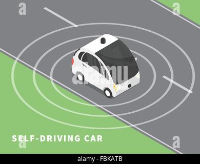 Self-driving car black icon Stock Vector Image & Art - Alamy