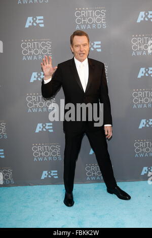 Bryan Cranston arrives at the Critics' Choice Television Awards in the ...
