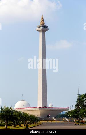 Monumen Nasional (National Monument), Merdeka Square, Jakarta, Java ...