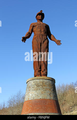 Guardian, Six Bells Mining Disaster Statue Stock Photo: 48503577 - Alamy