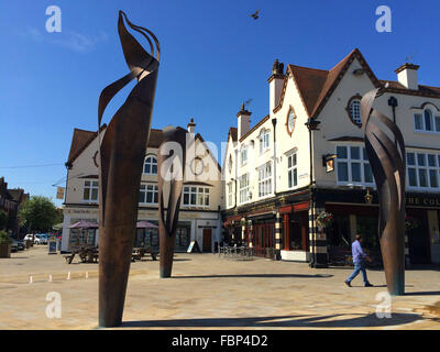 Letchworth Town Centre Stock Photo - Alamy